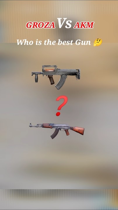 GROZA VS AKM Damage comparison Who is the best Gun 🤔 #shorts #pubgmobile #gaming - YouTube