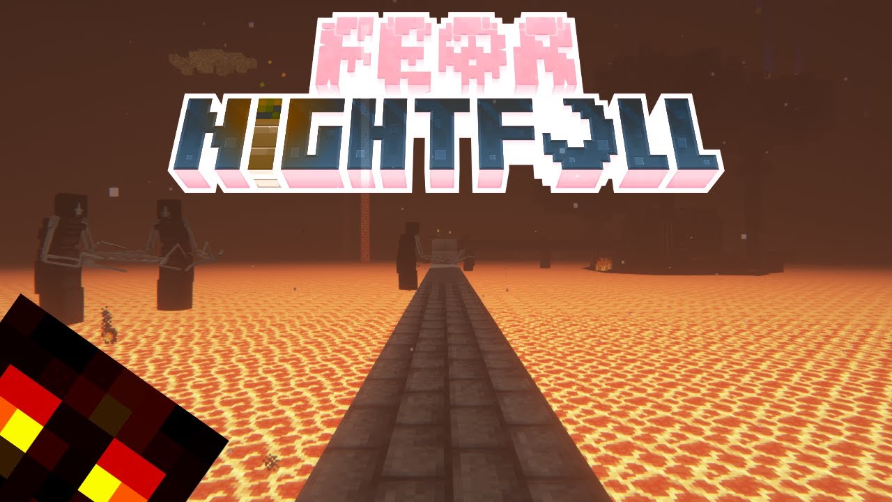 Hunting For A Nether Fortress | Minecraft Modpack - Fear Nightfall ...