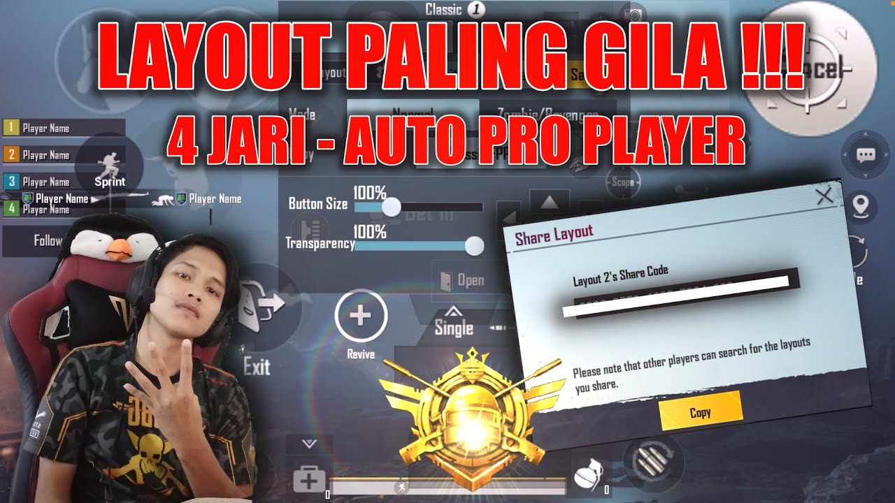 LAYOUT 4 JARI PenguinZzz PALING GILA, TIPS CARA TUTORIAL RUSH ...
