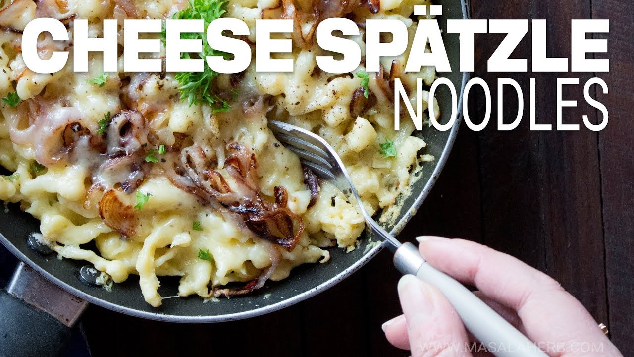 Cheese Spaetzle Recipe - Austrian Käsespätzle Noodles - YouTube