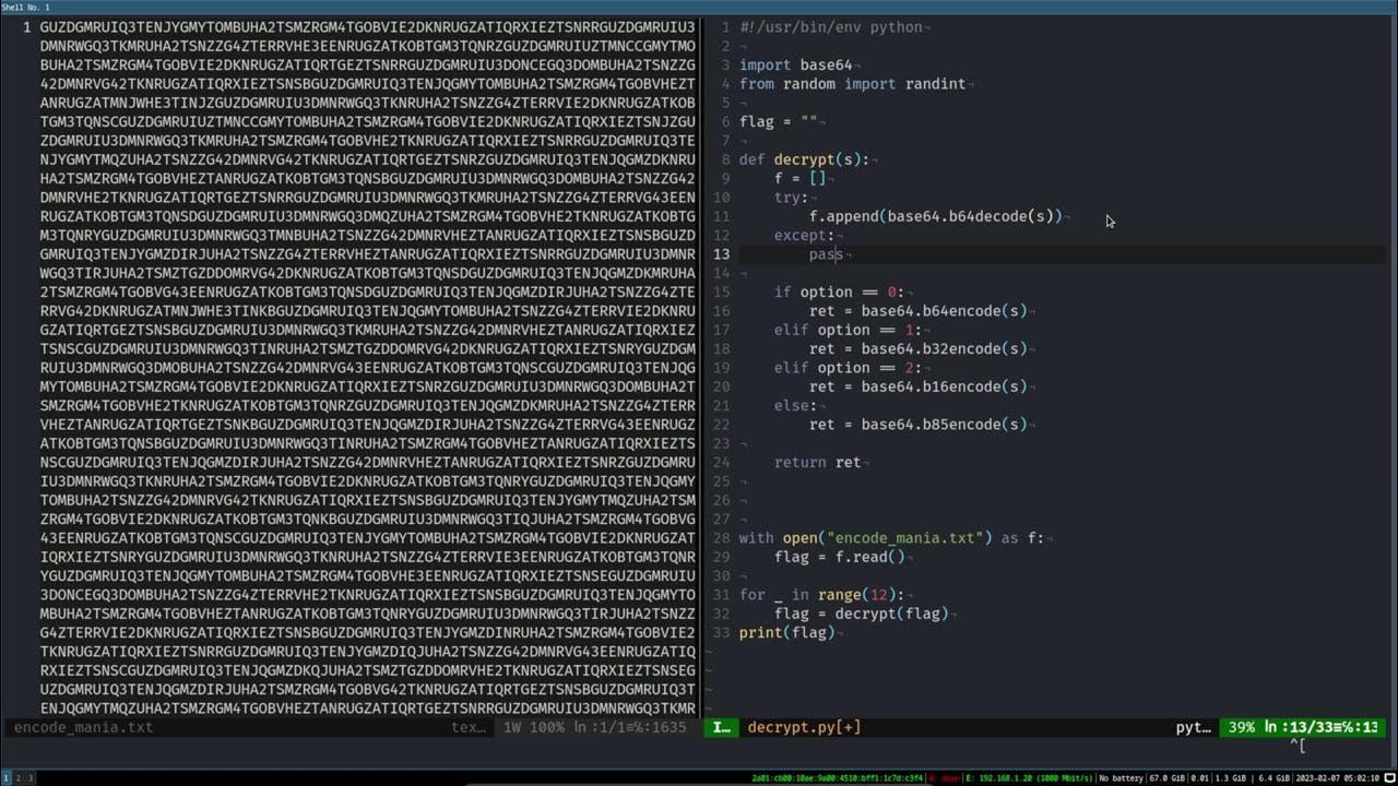 Knight CTF 2023 - Encode Mania - YouTube
