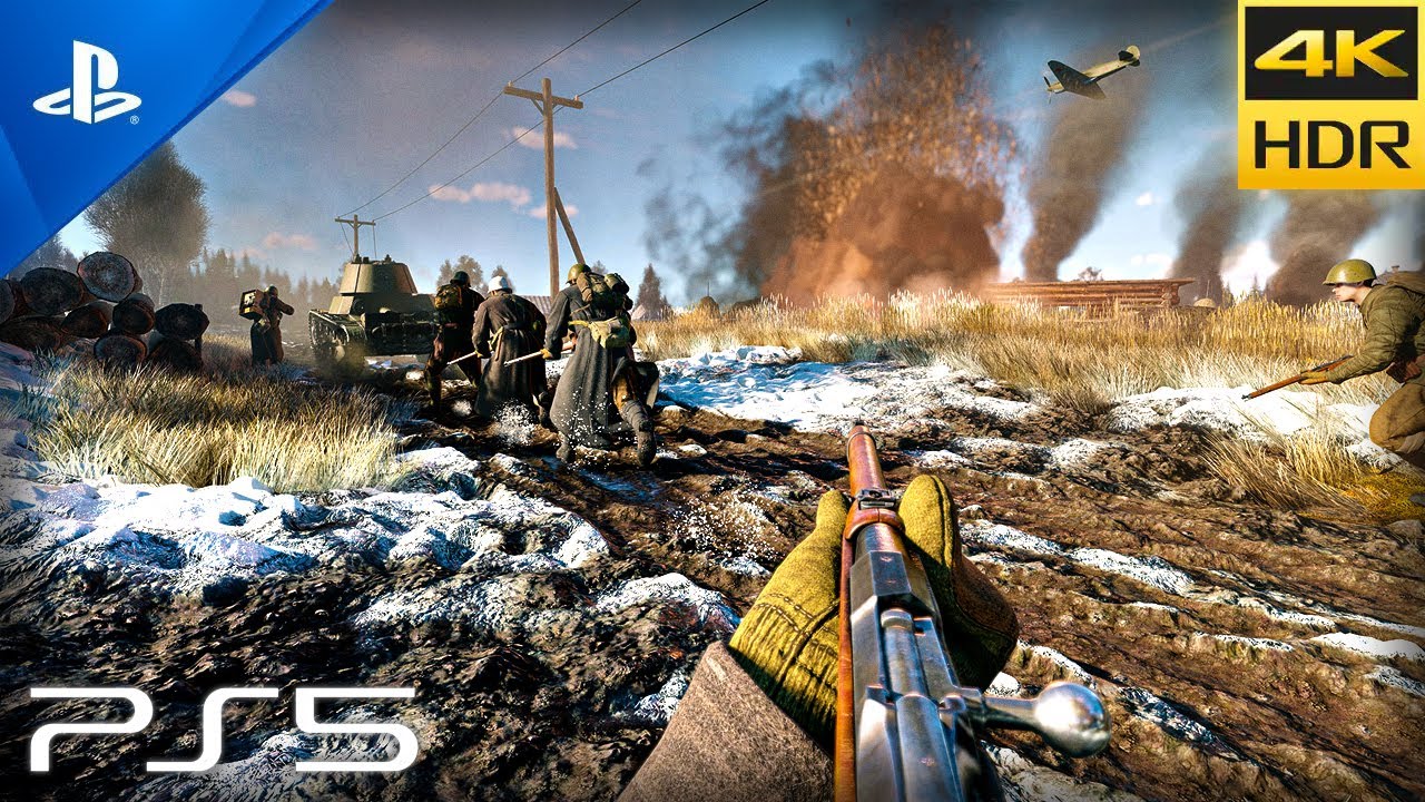Enlisted PS5 Gameplay | A FREE WW2 GAME | 4K HDR 60FPS - YouTube