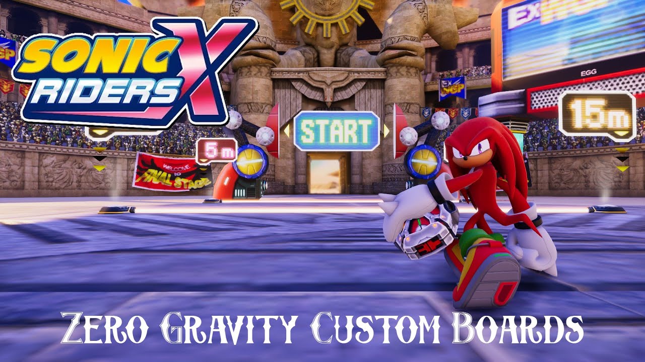 Sonic Riders X: Zero Gravity Boards - YouTube