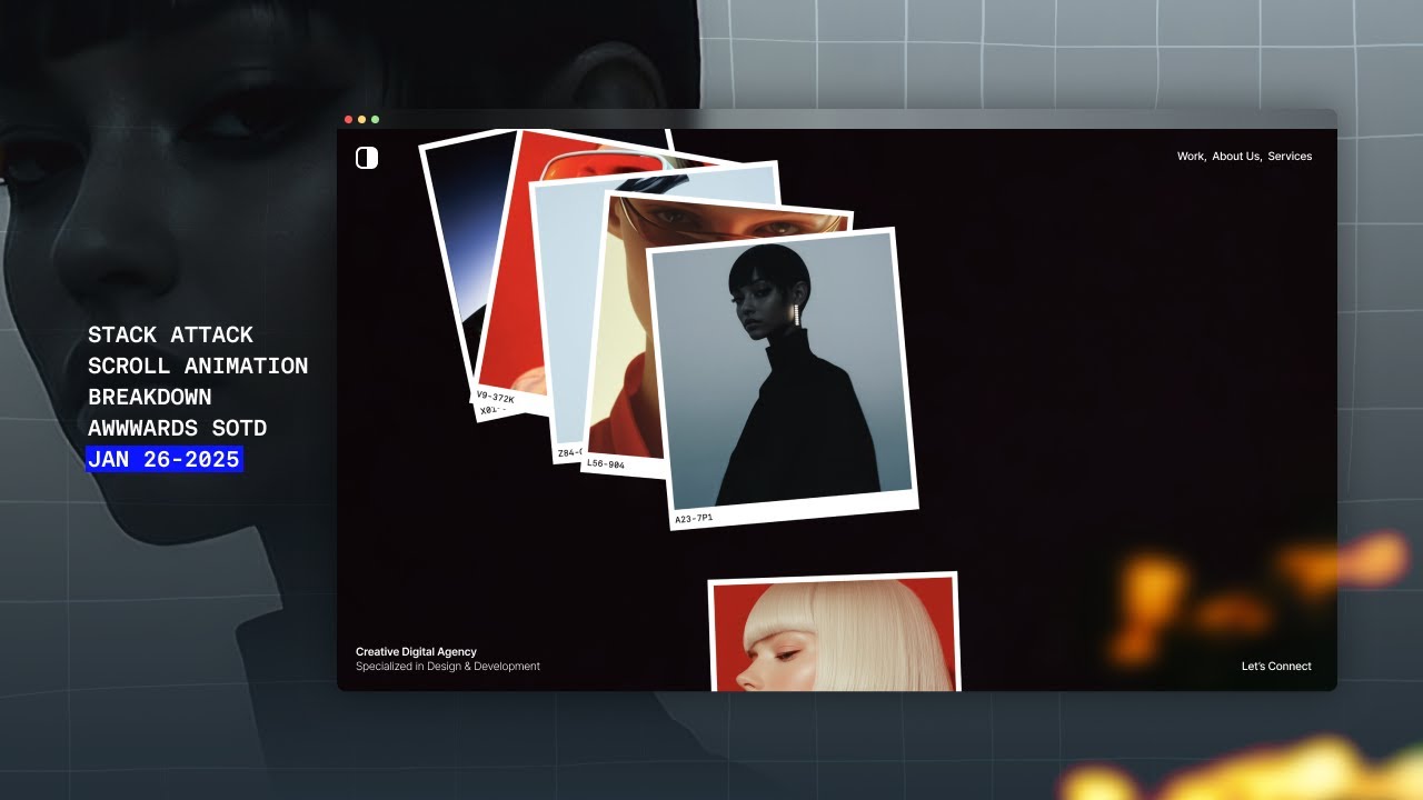 Cards That Stack Themselves (The Scroll Animation That Won Awwwards SOTD) - YouTube