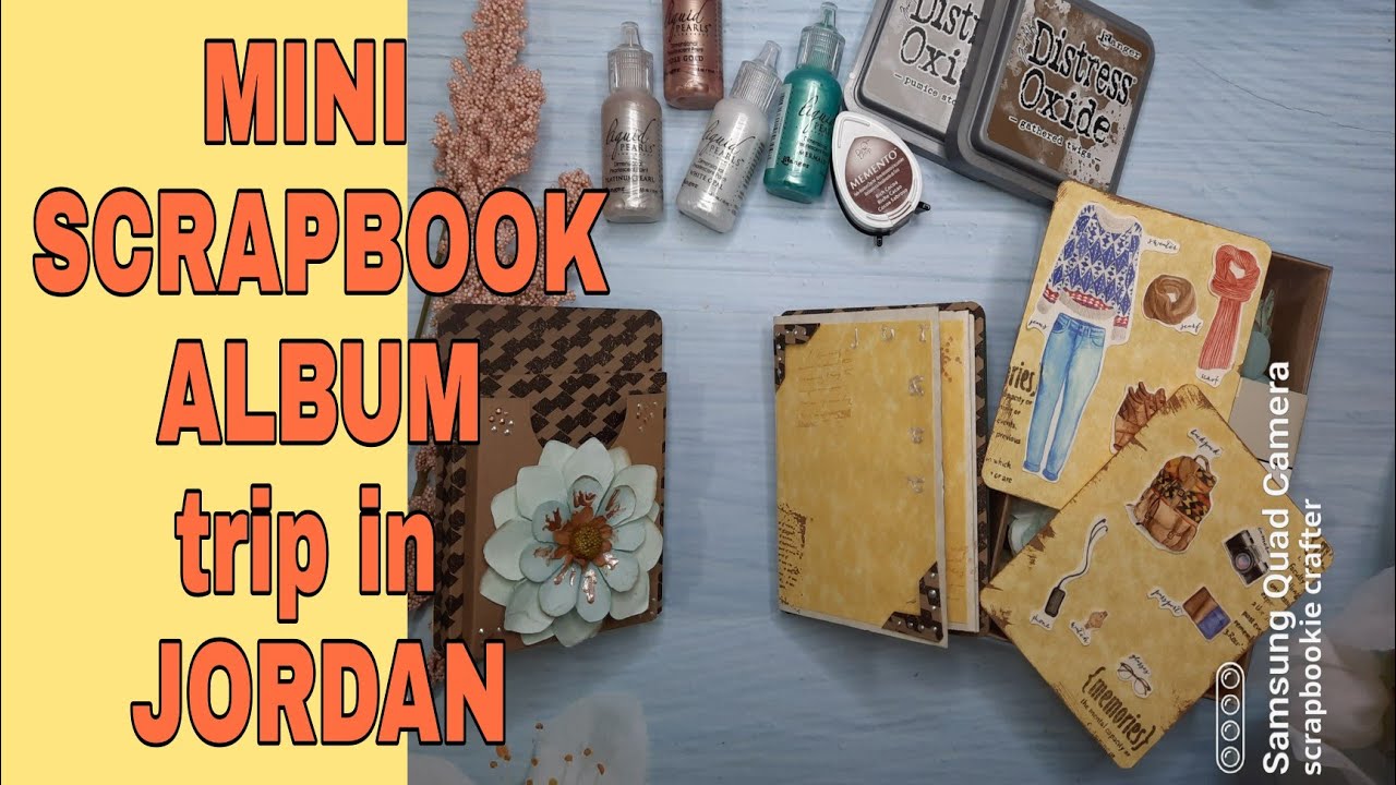EASY DIY MINI SCRAPBOOK ALBUM - YouTube