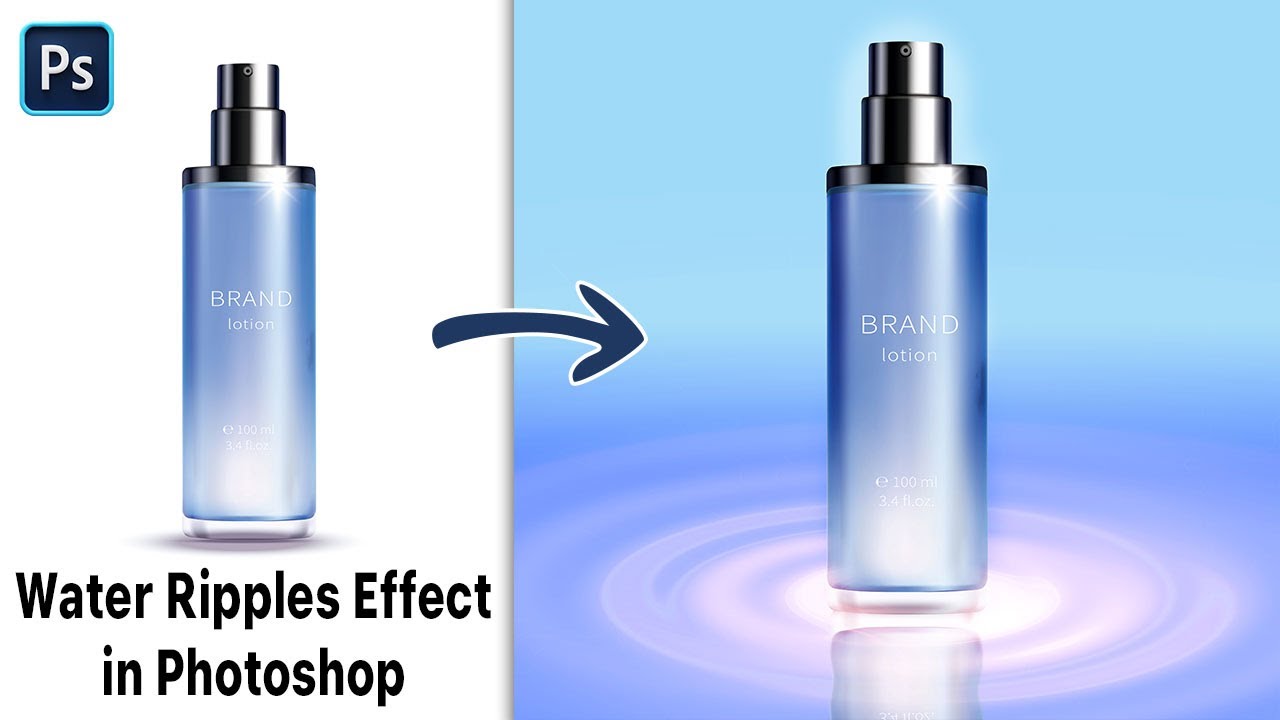 Creating Realistic Water Reflections with Ripples in Photoshop - YouTube