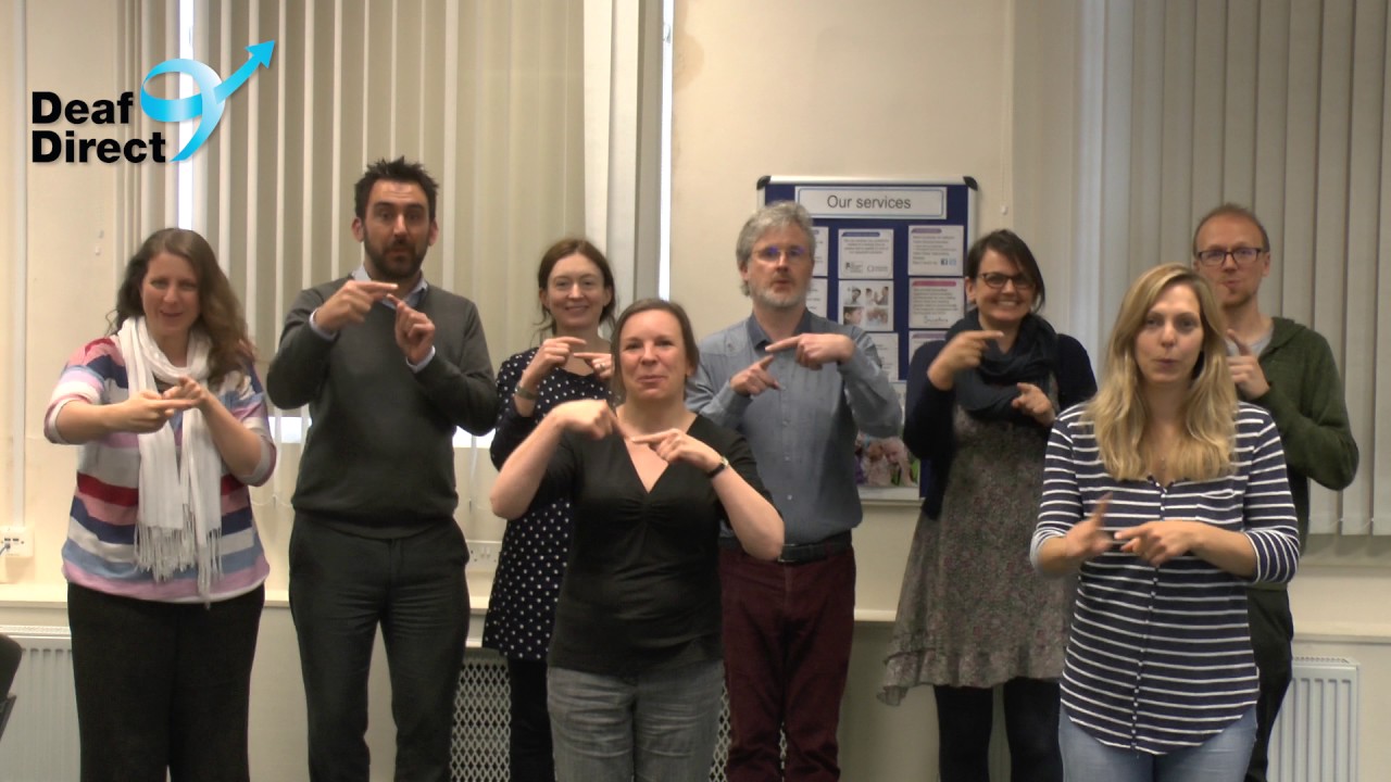 Deaf Direct Staff - #DeafAwarenessWeek 2017 - YouTube
