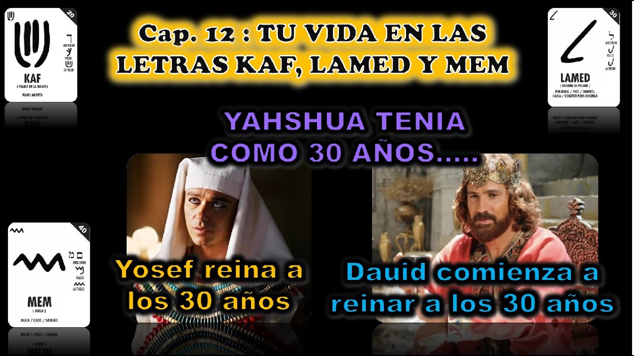CAPITULO 12: TU VIDA EN LA LETRAS KAF, LAMED Y MEM (El buen pastor ...
