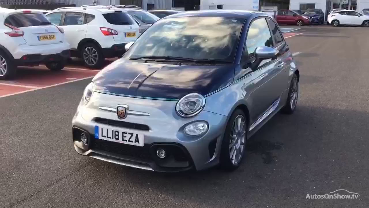 Fiat\Abarth 500 695 RIVALE GREY/BLUE 2018 - YouTube