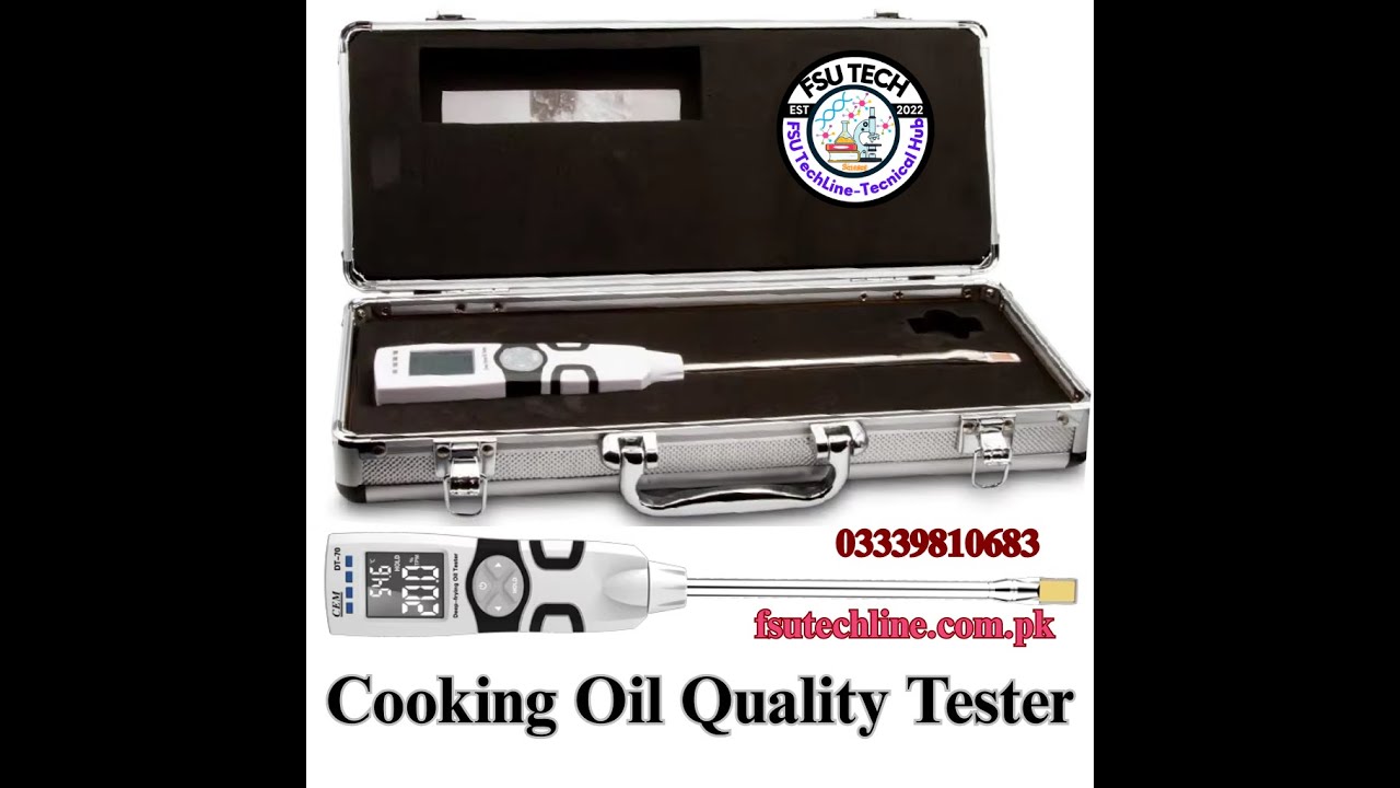 Cooking Oil Quality Tester (TPM & Temperature)| By FSU Tech Line - YouTube