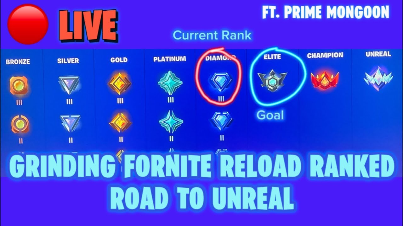 Grinding Fortnite Reload Ranked: Goal Elite - YouTube
