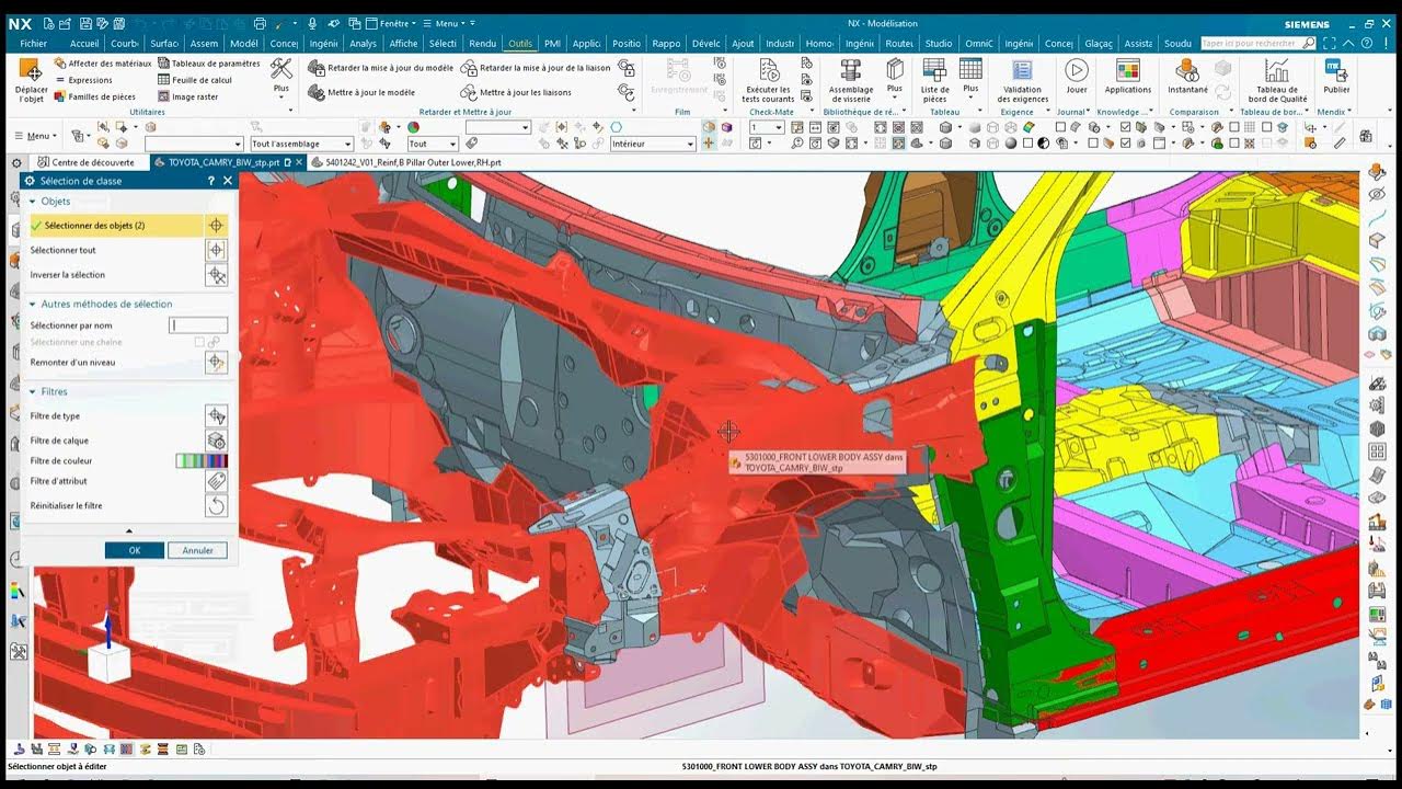 BIW Welding Project IN NX Liner Design - YouTube
