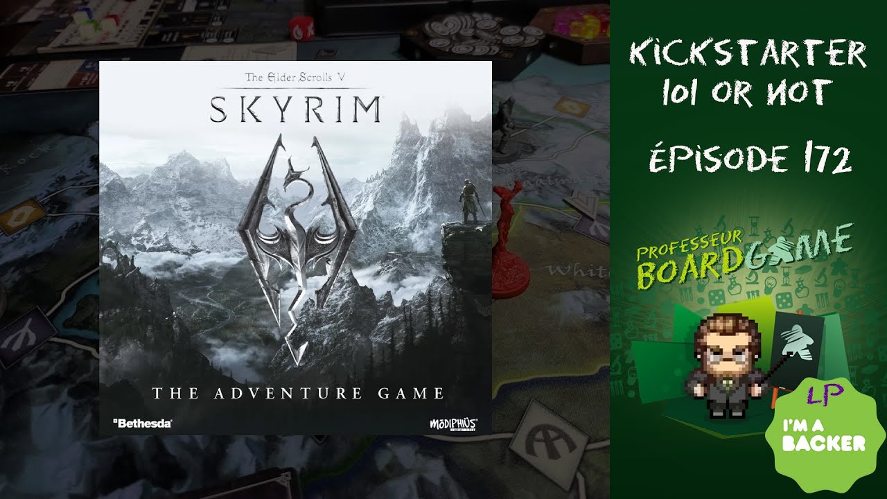 Kickstarter 101 or Not (EP172) Skyrim: The Adventure Game - Règles et critique - YouTube