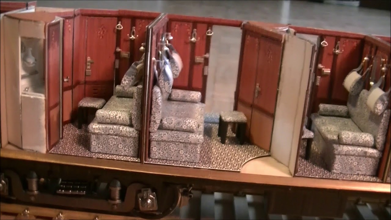 CIWL LX sleeping car from an Amati kit - The Interior - YouTube