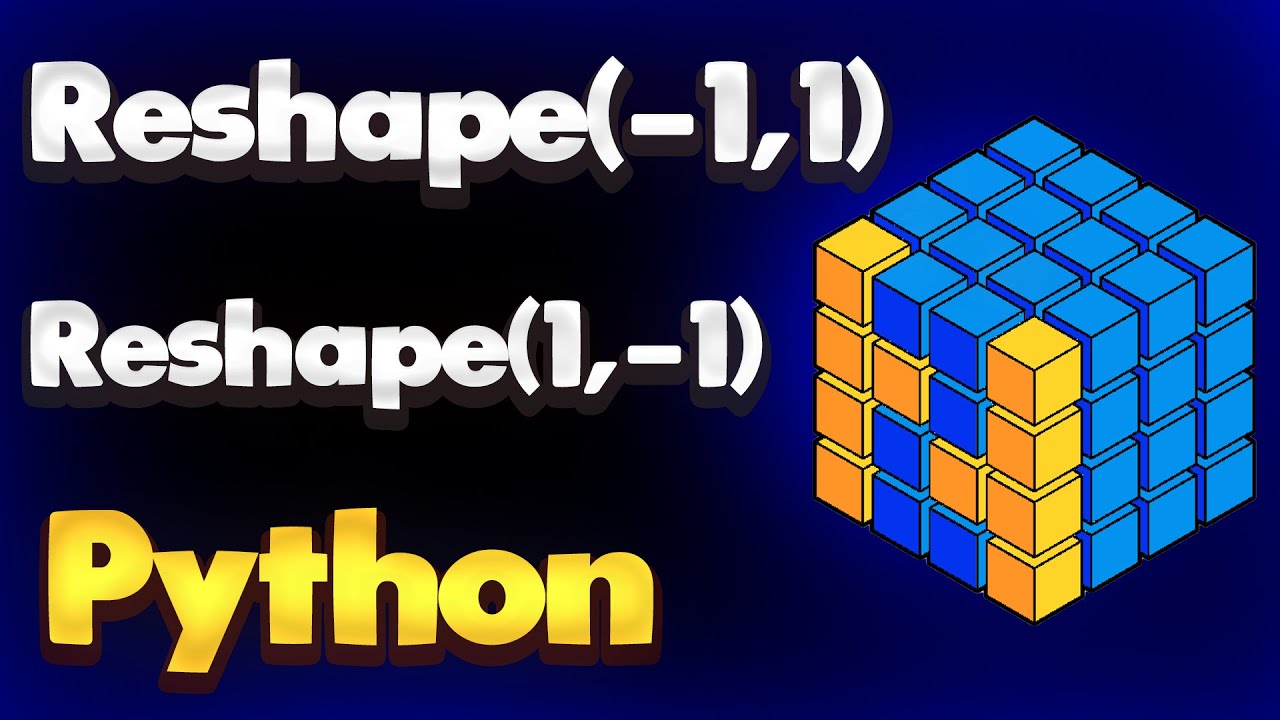 Reshape 1 1 And Reshape 1 1 In Python NumPy Module NumPy Tutorial