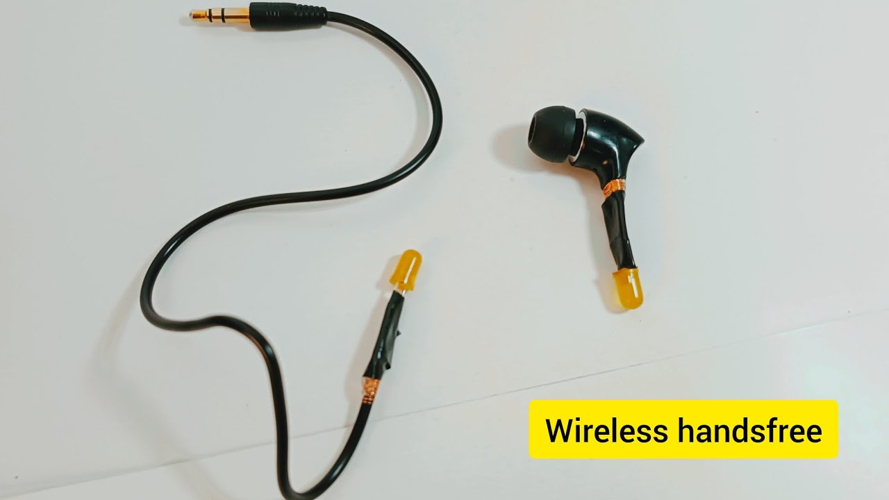 How to make a wireless handsfree💯😍Smart and practical - YouTube