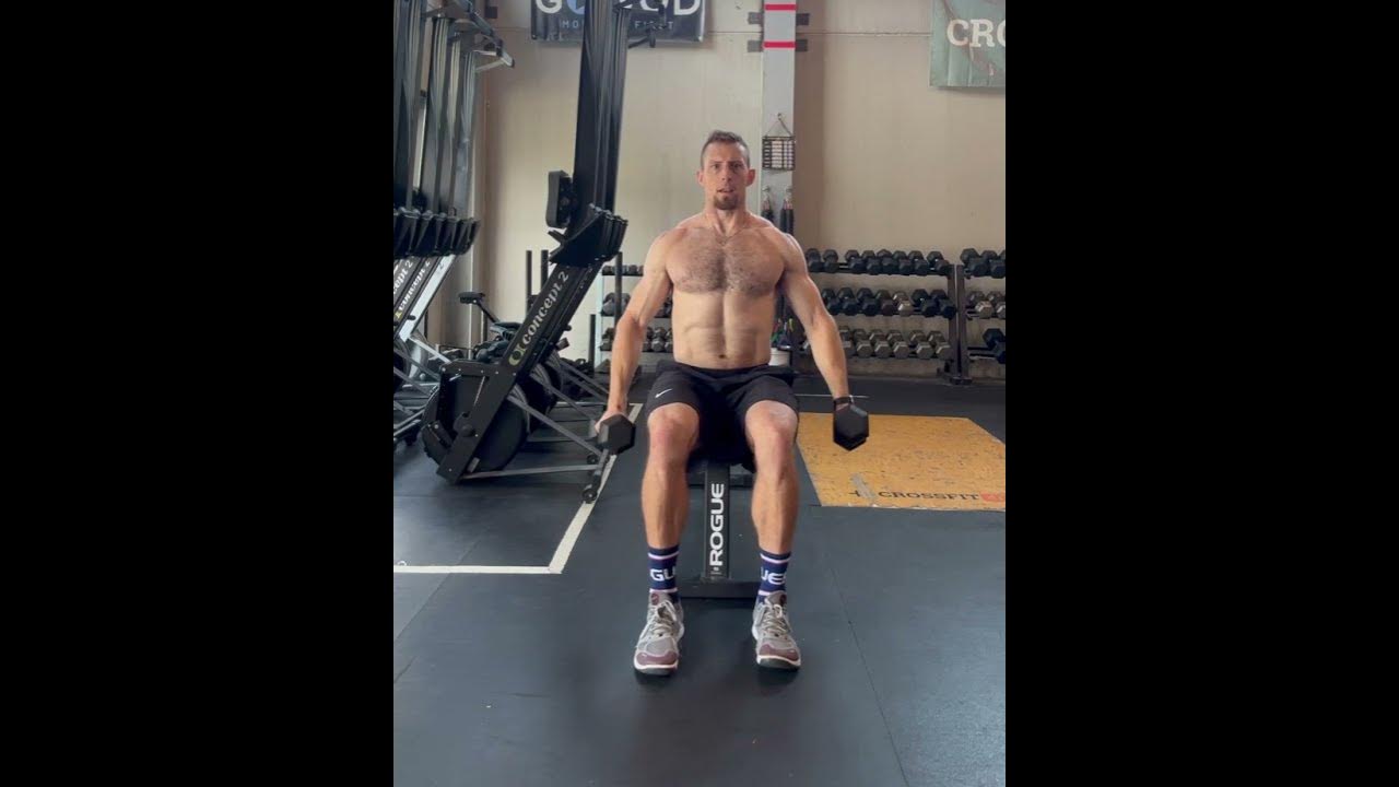Seated Db Lateral Raise Youtube
