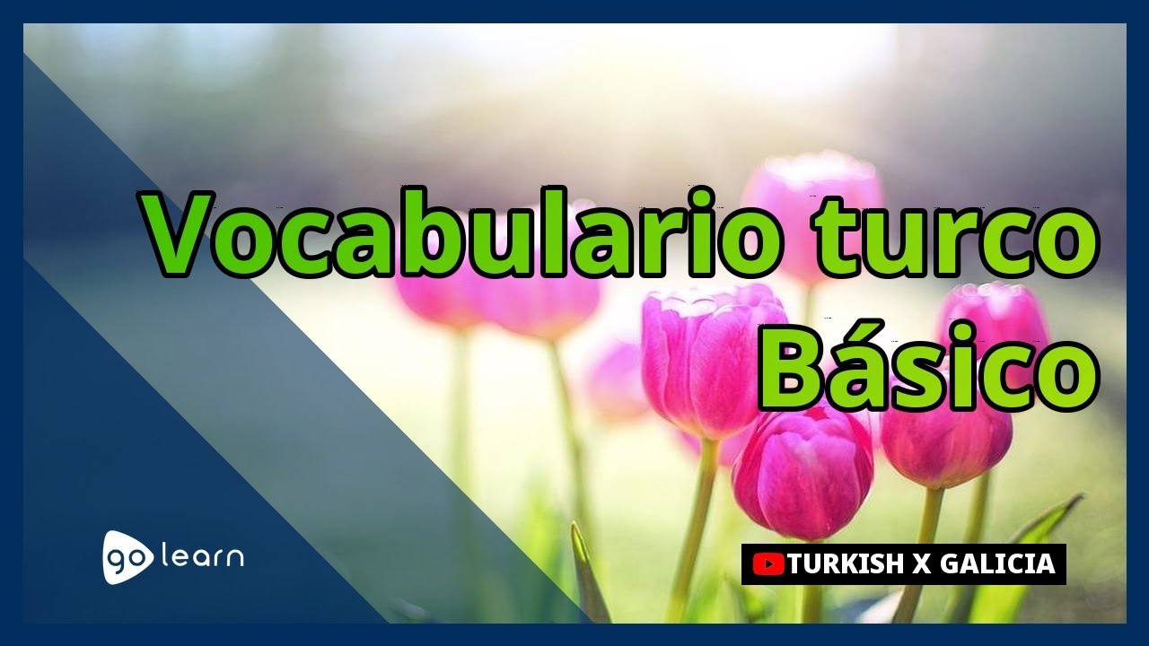 Vocabulario turco Básico | Golearn - YouTube