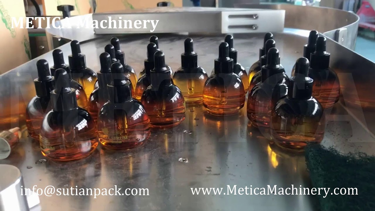 Automatic Tincture filling capping machine, CBD oil filling capping ...