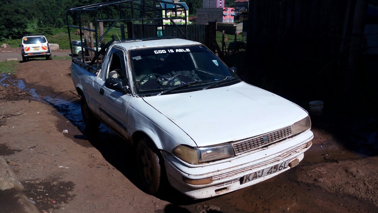 Toyota 91 modified to pickup. - YouTube