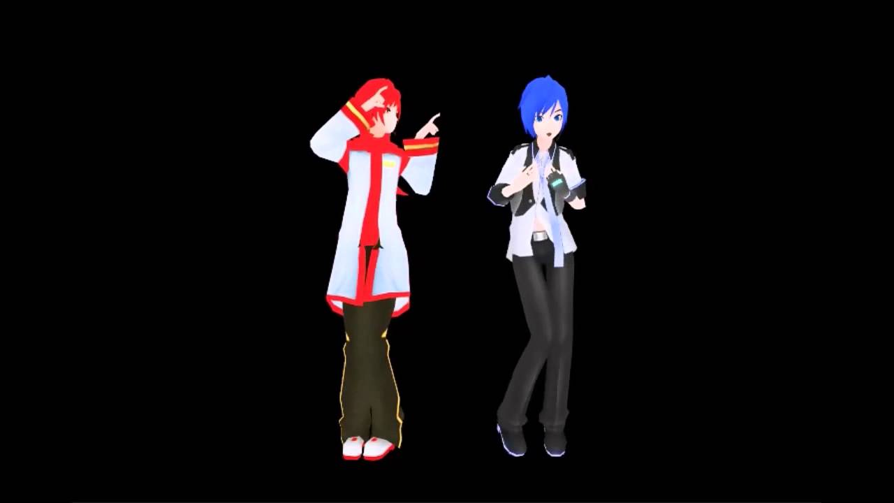 MMD matryoshka akaito y kaito (yaoi) - YouTube