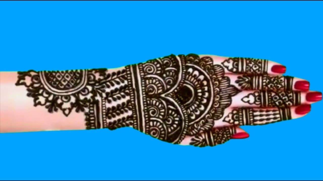 Simple Mehendi Design Learning || Mehndi Designs Videos Easy Step By ...