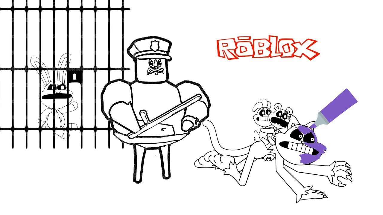 HOW I COLOR CATNAP BARRY'S PRISON RUN/ New coloring pages - YouTube
