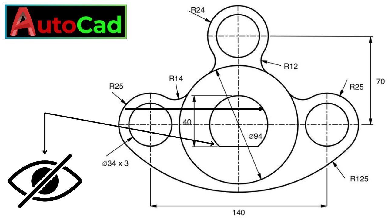 AutoCAD 2D Drawing Tutorial | Easy & Complex Designs Step by Step - YouTube
