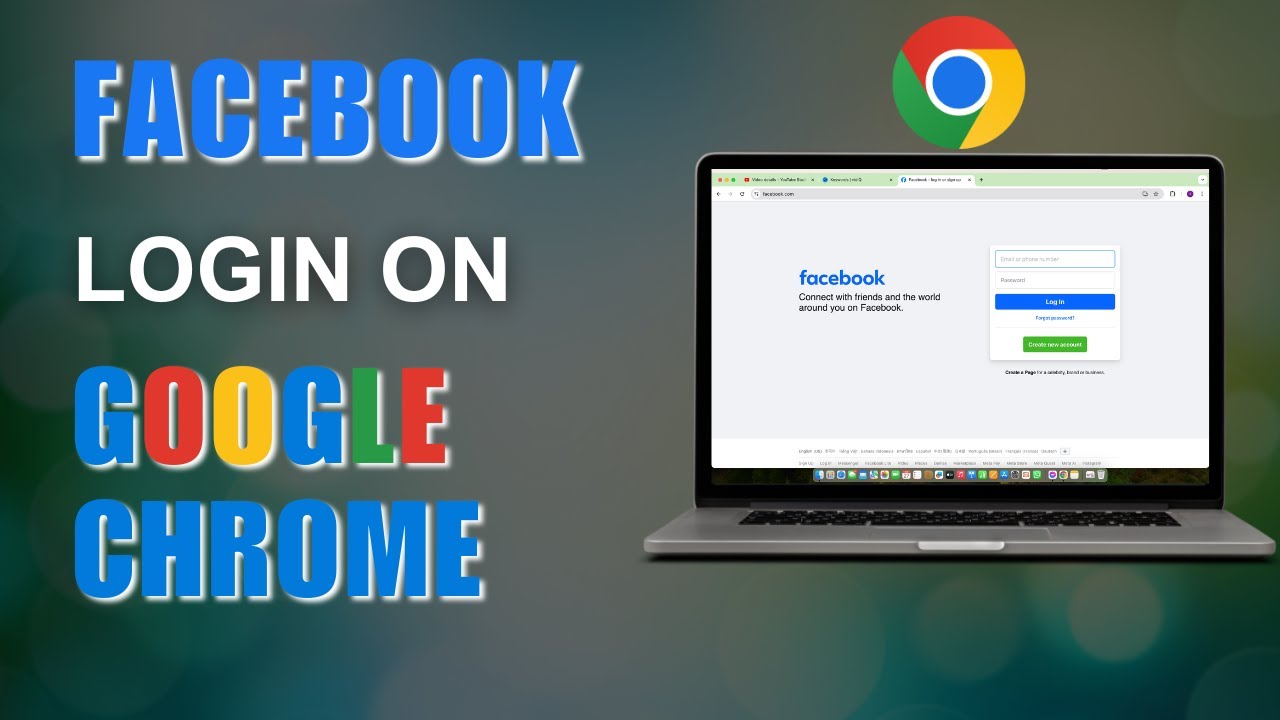 How to Login to Facebook in Google Chrome | Facebook Login - YouTube
