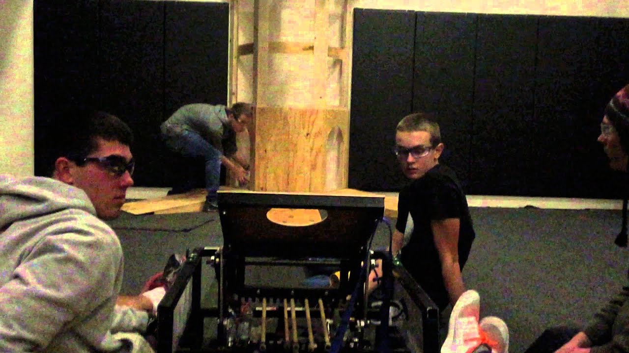 2016 FRC Stronghold catapult precision testing - YouTube