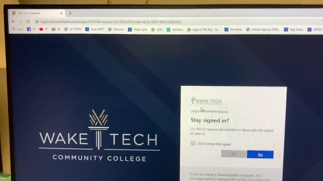How to log into Microsoft teams for Wake Tech students and teachers ...