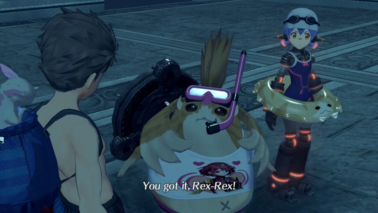 Xenoblade Chronicles 2 Swimsuit Edition Cutscene 120 - Entering the ...