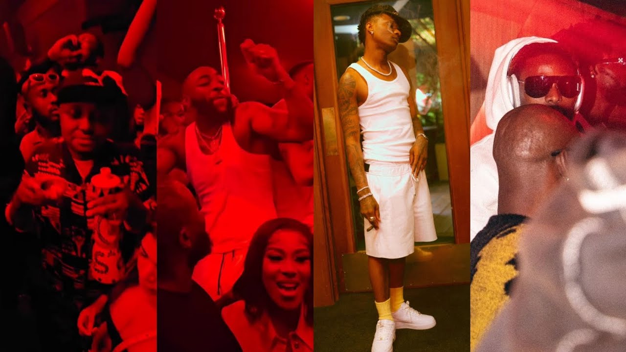 Davido Wizkid & Asake Party Together After His Timeless Concert Success ...