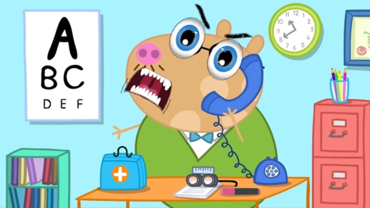 Peppa Pig In Doctor Angry face Version | Peppa Pig Official Family ...