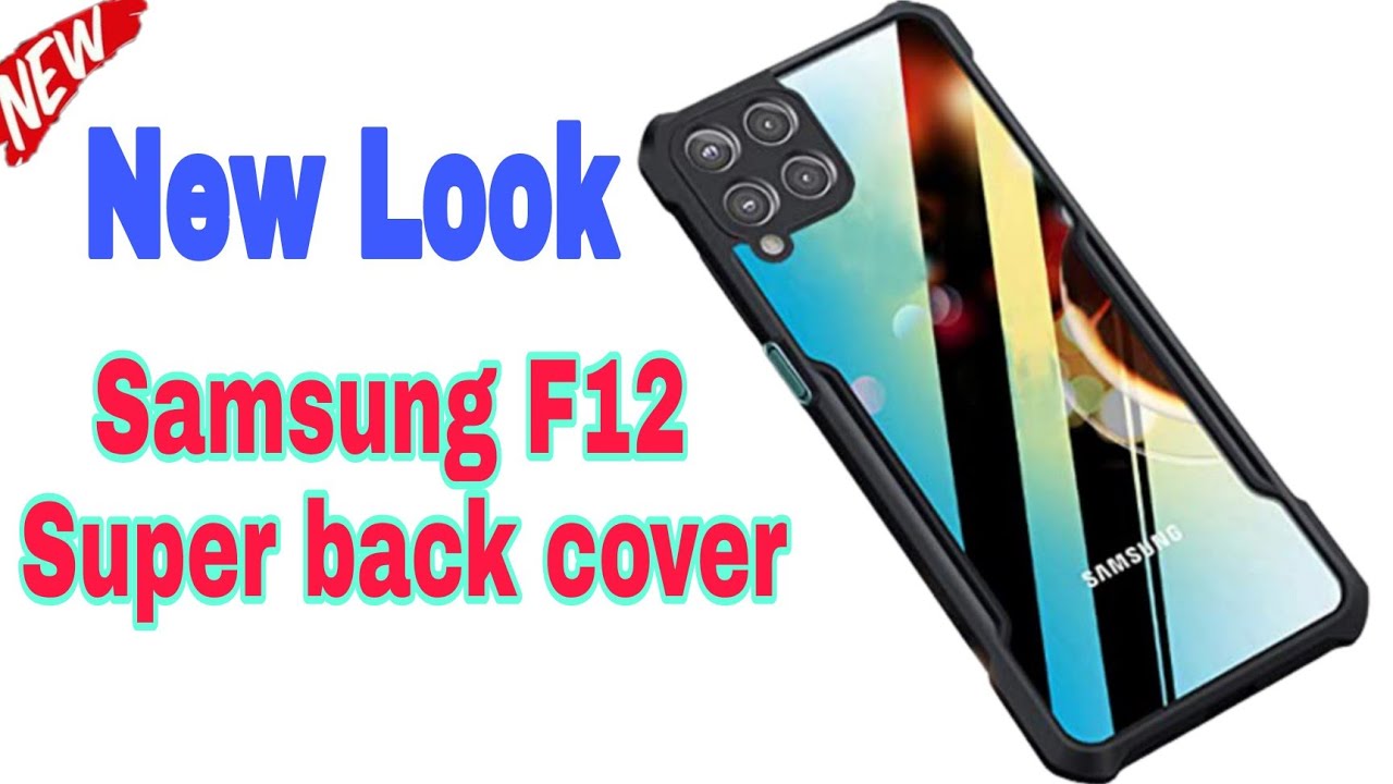 Samsung Galaxy F12 Back Cover Unboxing - YouTube