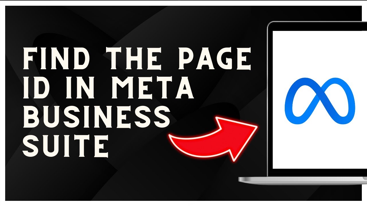 How to find the page id in meta business suite - YouTube
