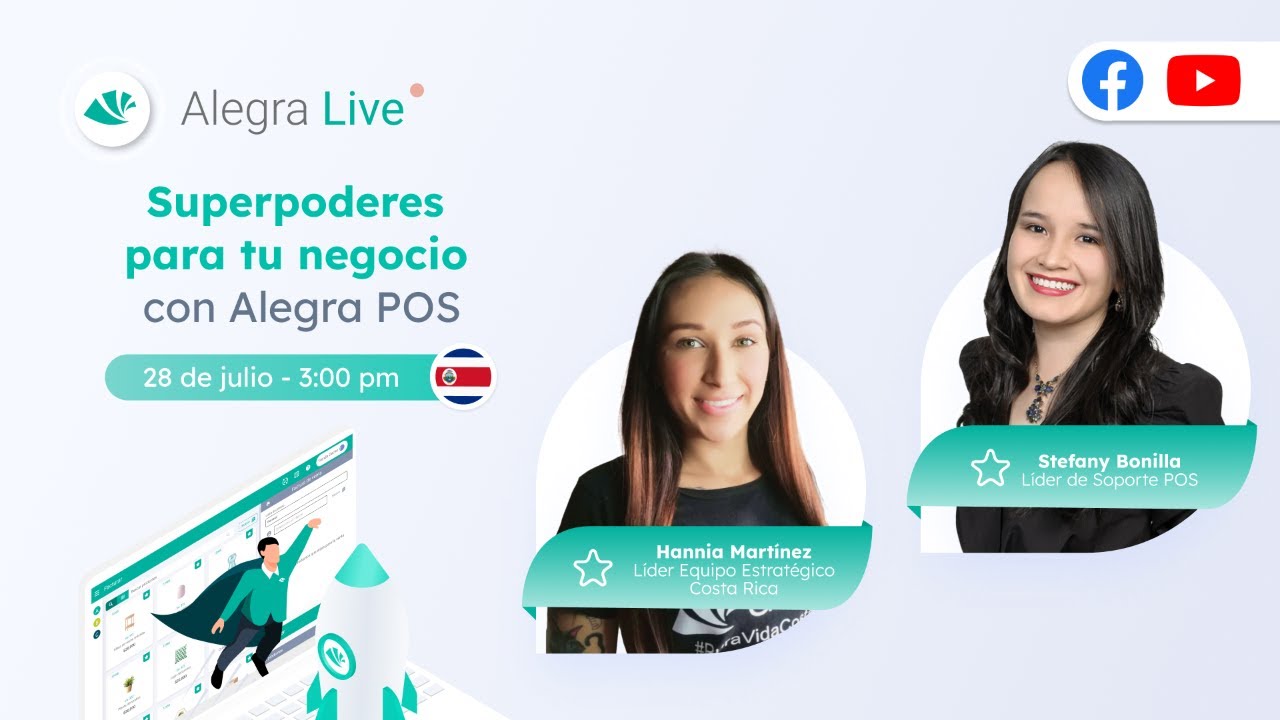 🇨🇷 Alegra Live - Superpoderes para tu negocio con Alegra POS Costa Rica - YouTube