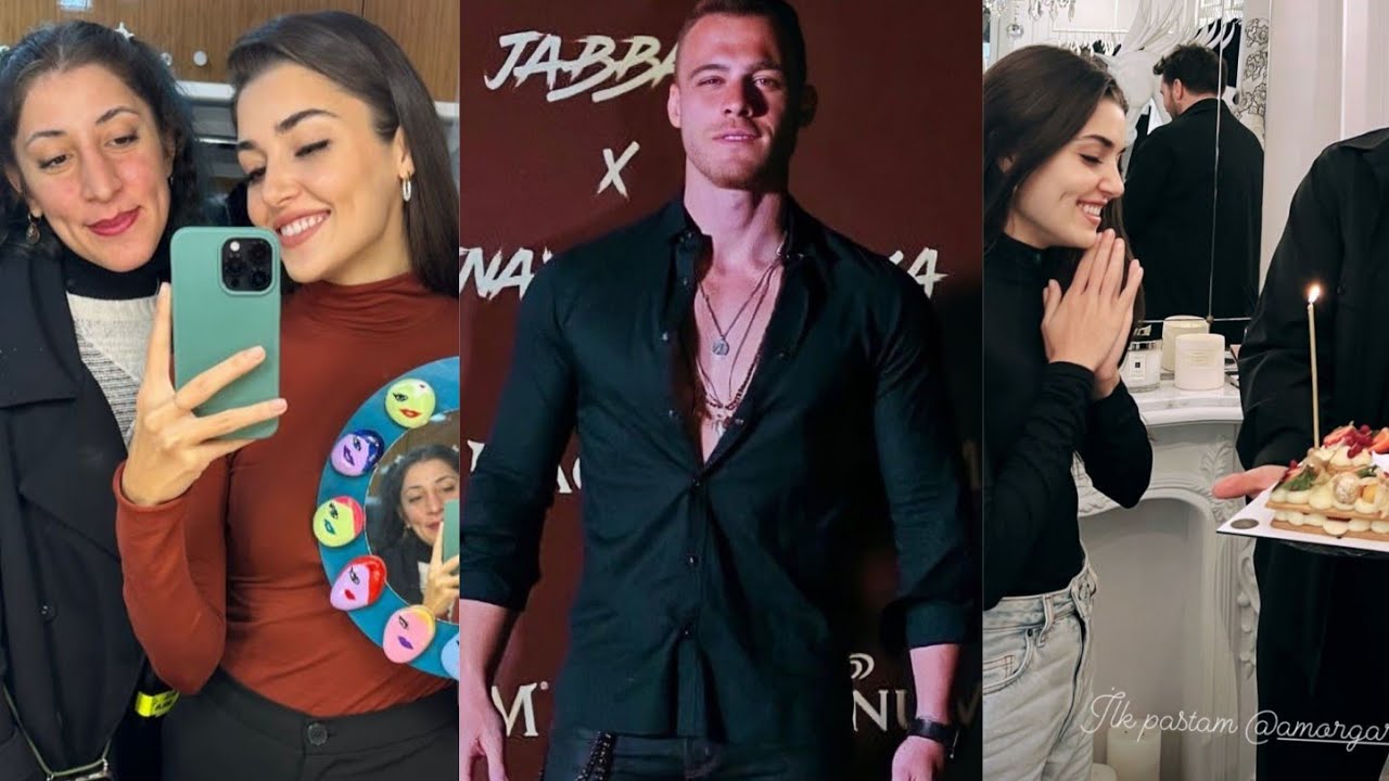 Hande Ercel's birthday was beautiful! Hande stayed with her partner ...