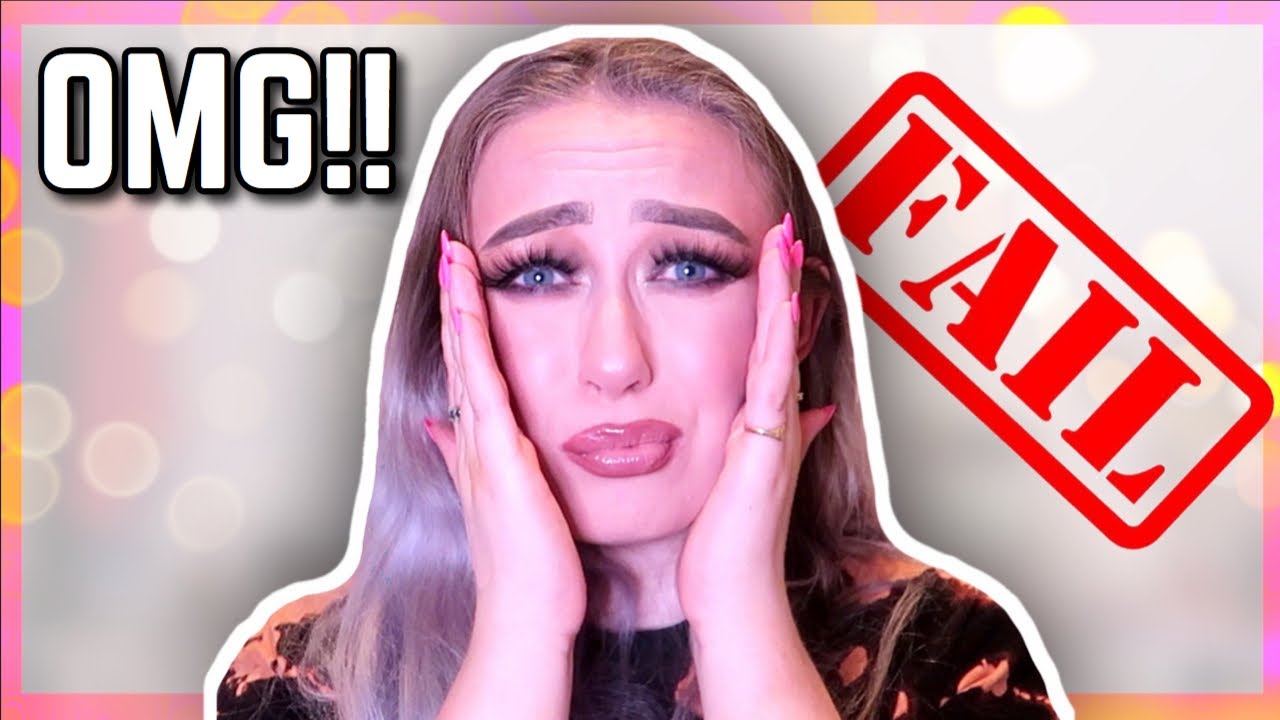 FULL FACE USING ONLY THE OPPOSITE HAND Makeup Challenge | Collab with ...