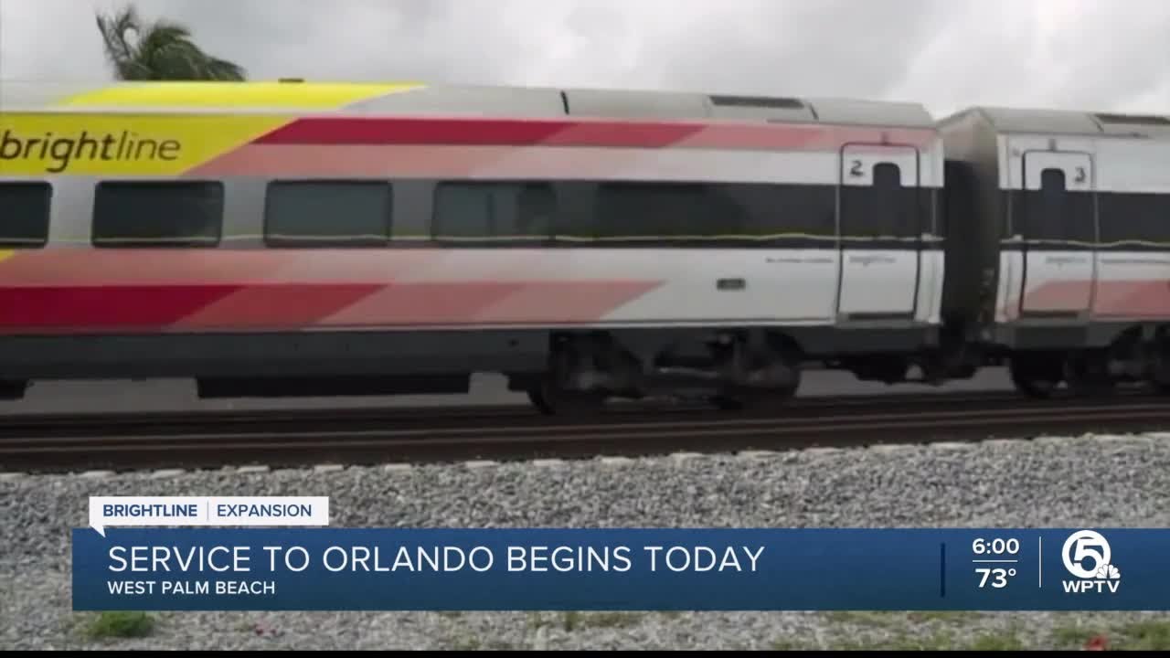 Brightline service to begin from Miami to Orlando - YouTube