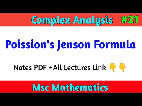 Poisson's Jenson Formula | Complex Analysis - YouTube