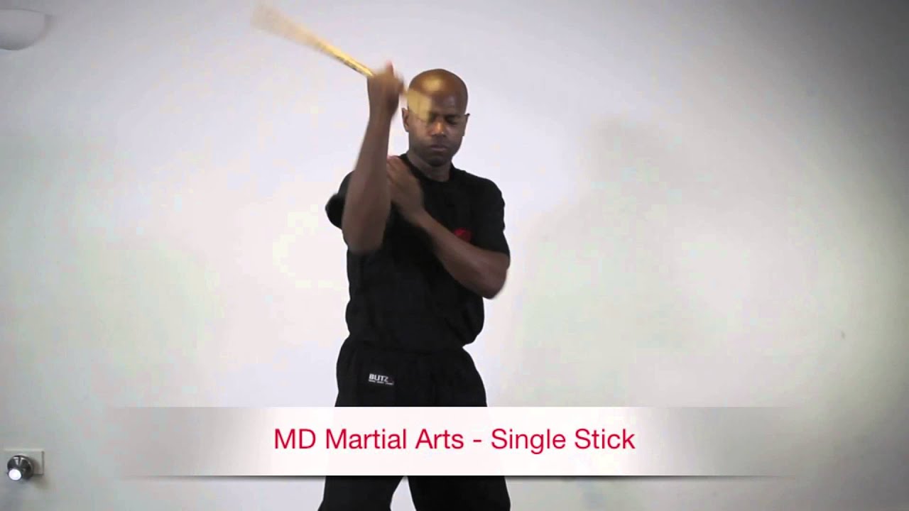 Single Stick Freestyle - Weapons - MD Martial Arts - YouTube