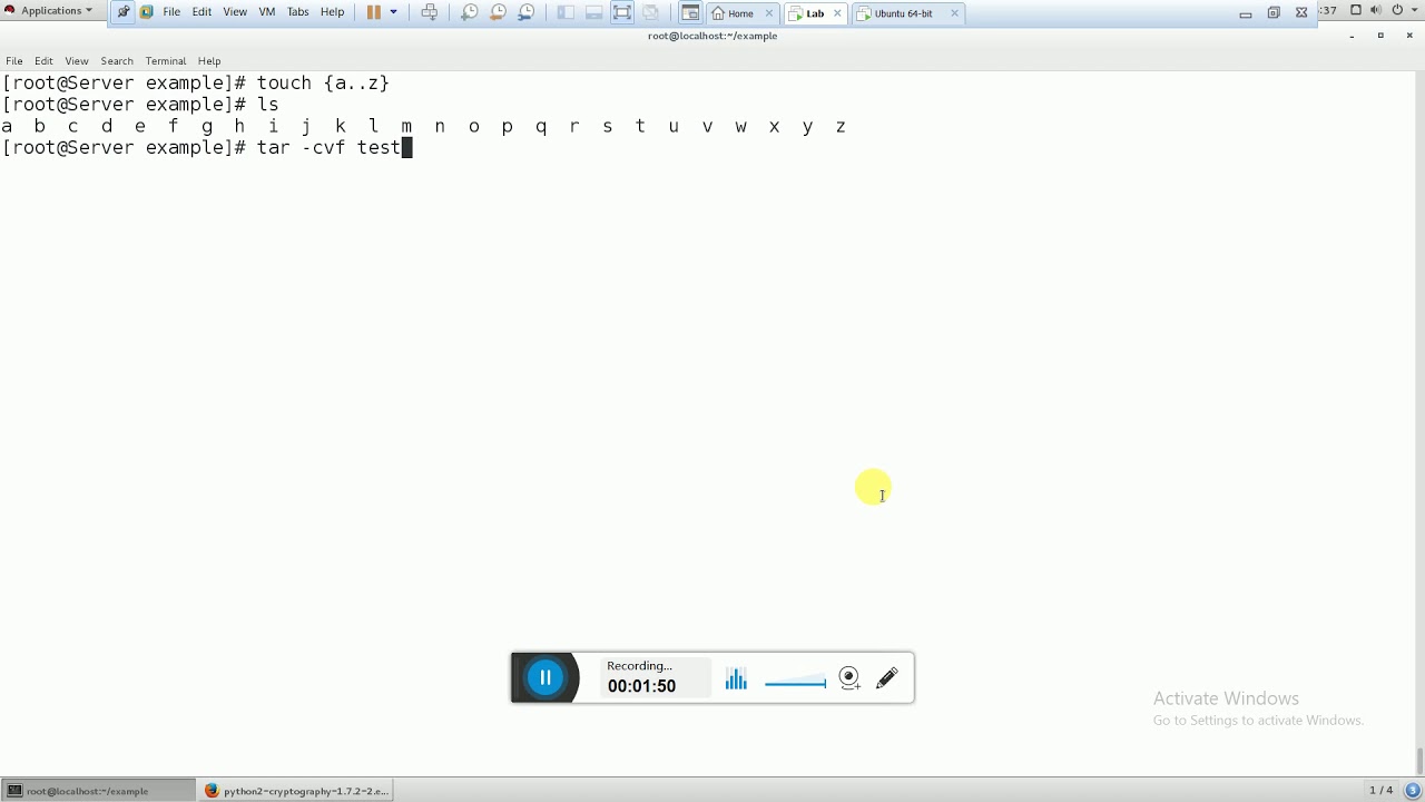 Tar archive in Linux | Practical Demonstration of TAR - YouTube