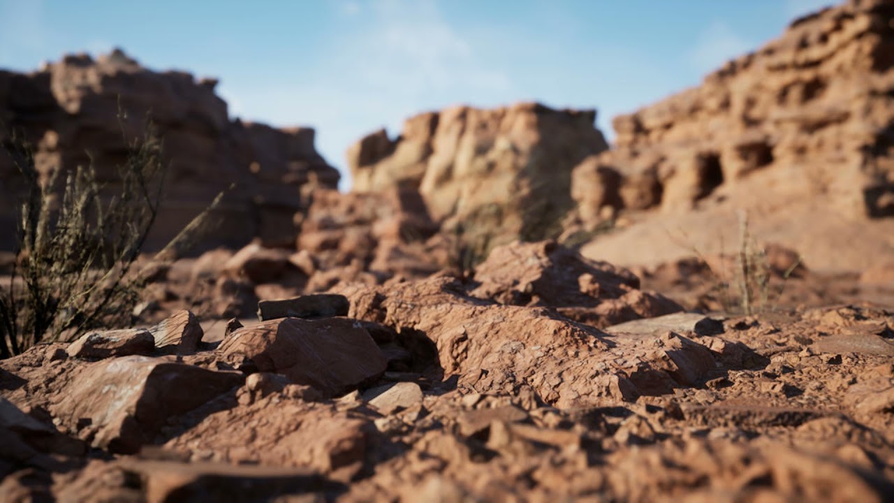 Desert Scenery Test - Unreal Engine 5 - YouTube