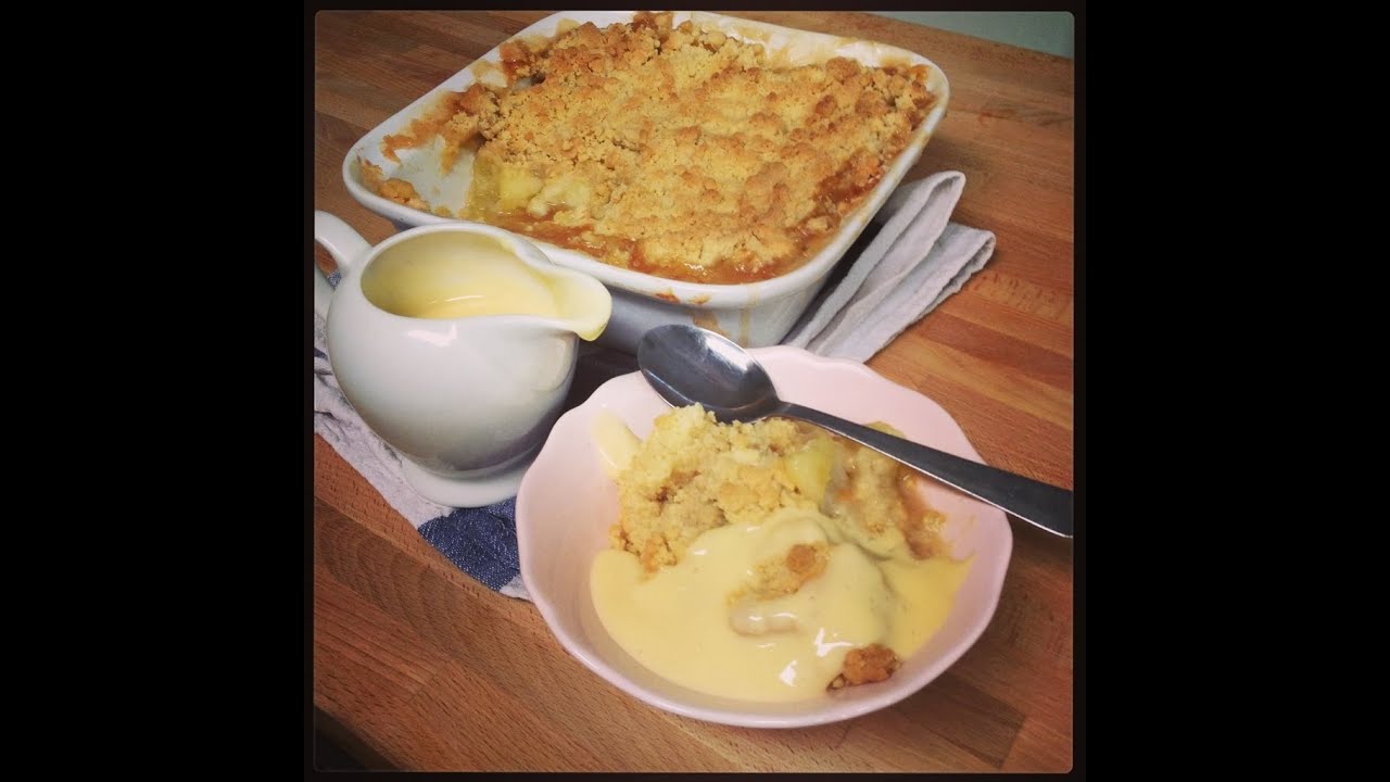 How to Make Apple Crumble - YouTube