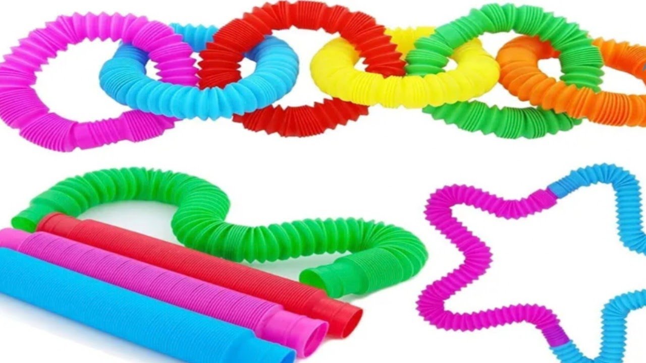 Playing Pop tubes | DIY Creation and Crunchy POPs | Creating ASMR ...