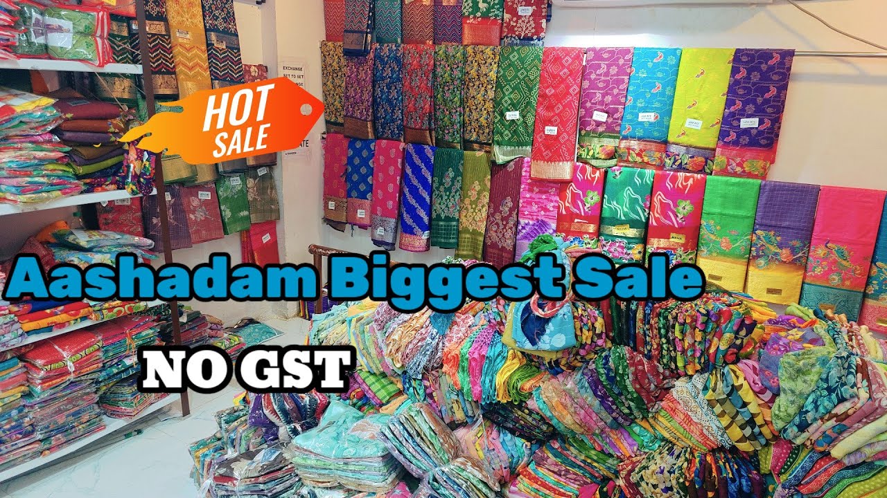 Madina sarees Aashadam Bonalu Rakhi dhamaka 💥 sale NO GST A Raheem ...