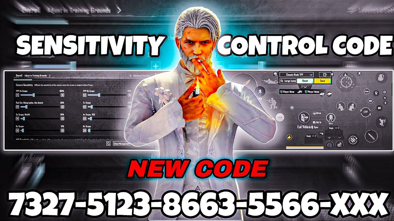 BGMI 2024 NO RECOIL/ZERO RECOIL SENSITIVITY CODE | BGMI BEST ...