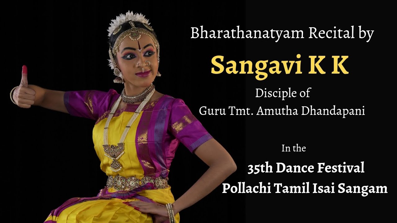 Sangavi solo in Pollachi Tamil Isai Sangam 2023 Bharathalayam Guru Tmt ...