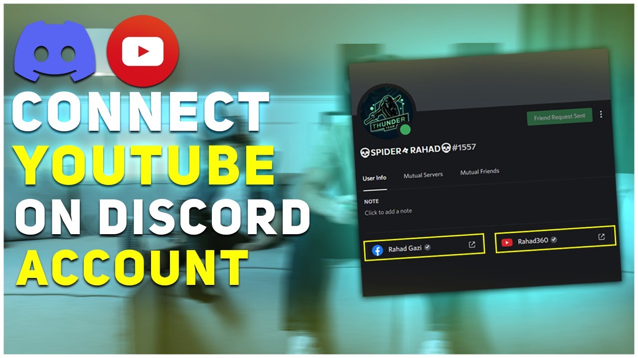 How to add YouTube account on discord 2022 | F HOQUE |how to connect ...